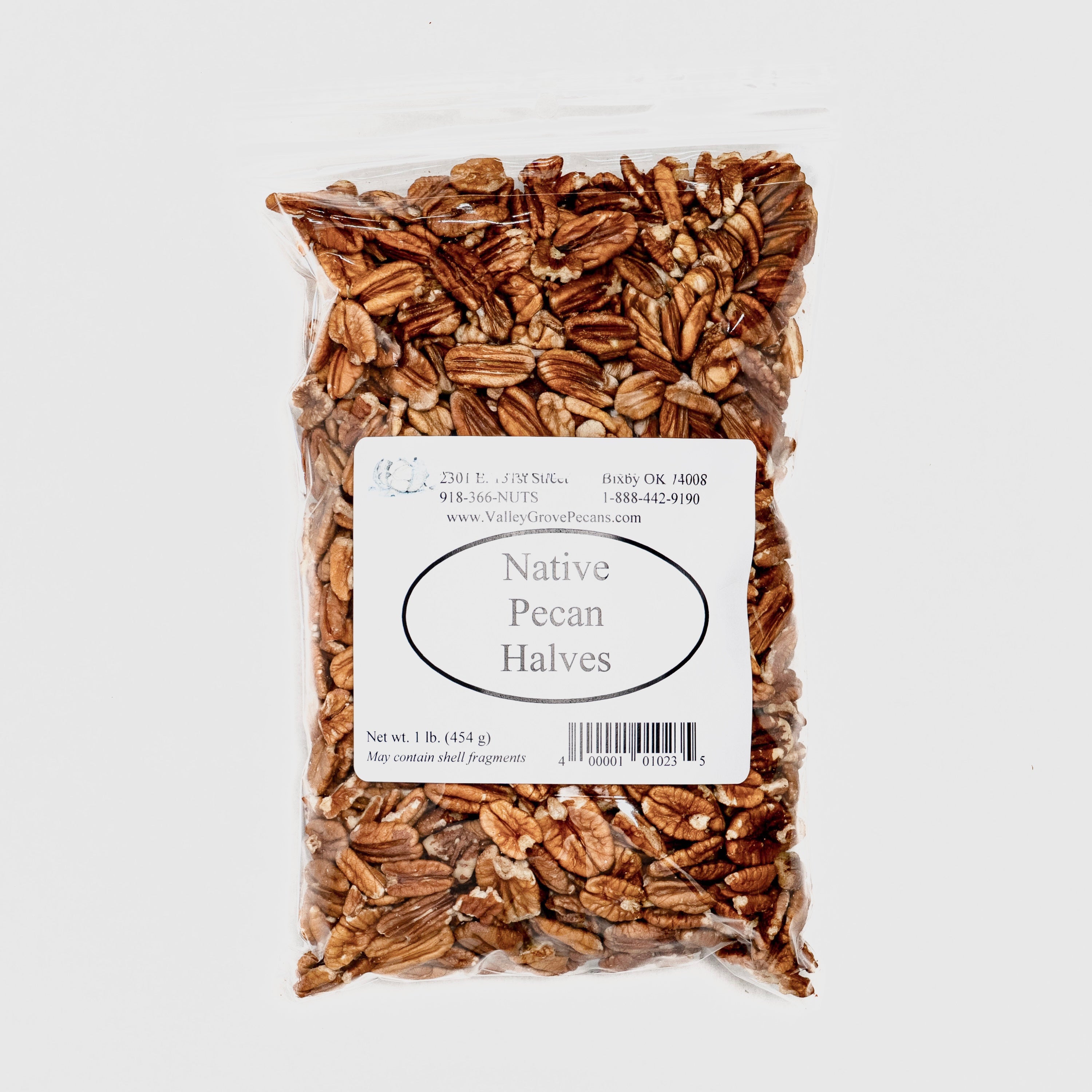 1 lb Native Pecan Halves. GREAT NUTTY FLAVOR! | VALLEY GROVE PECANS